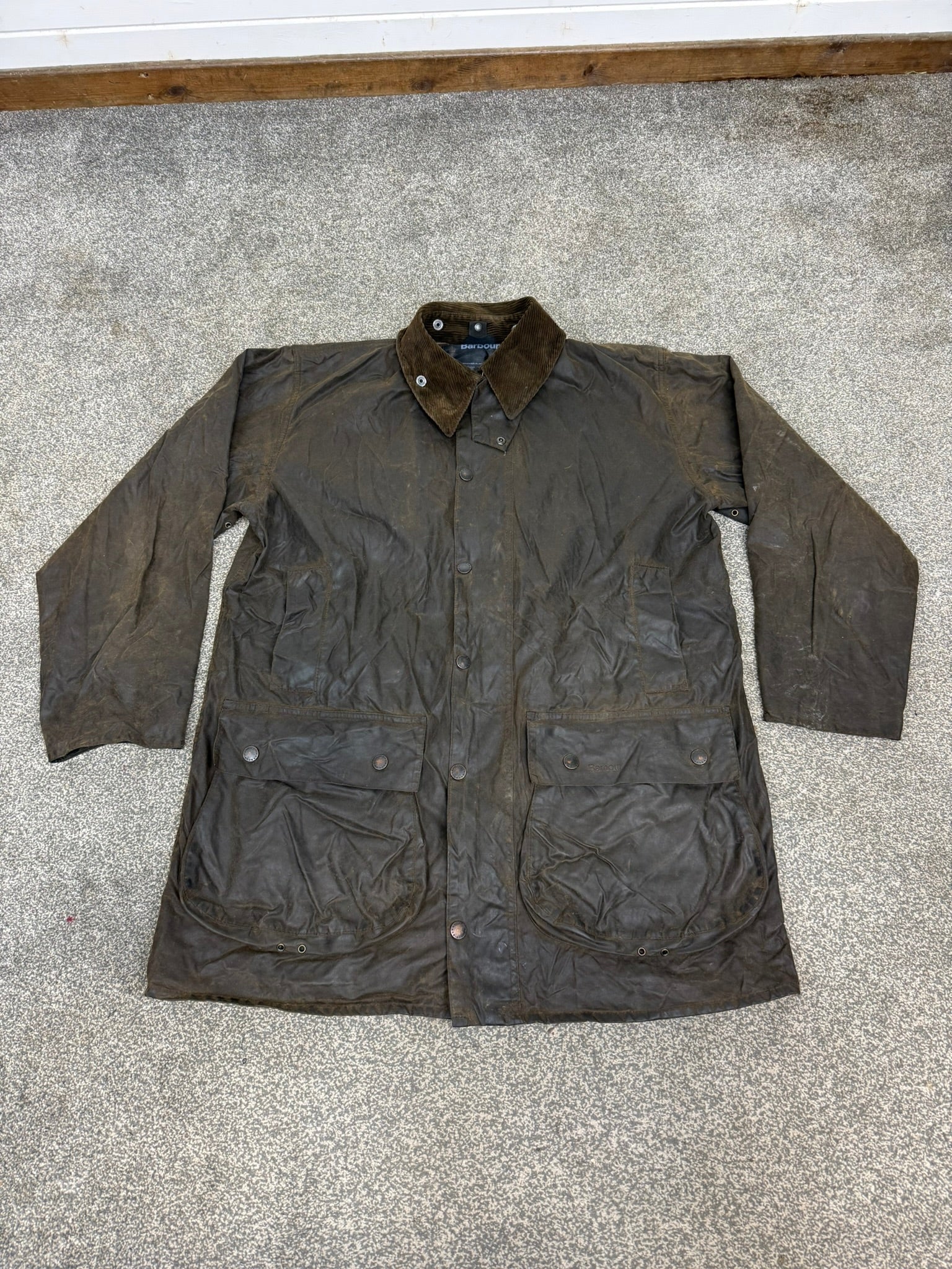 Vintage Barbour Classic Northumbria Wax Jacket Brown – Rust Hut