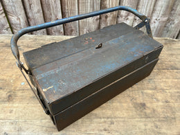 Vintage Enox Metal Toolbox Retro Rustic Craft Box Rat Rod – Rust Hut