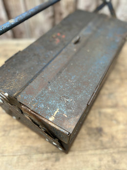 Vintage Enox Metal Toolbox Retro Rustic Craft Box Rat Rod – Rust Hut