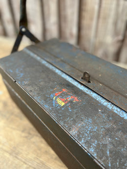 Vintage Enox Metal Toolbox Retro Rustic Craft Box Rat Rod – Rust Hut