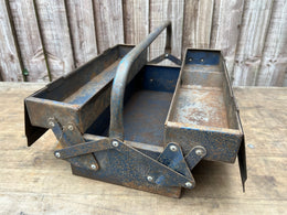 Vintage Enox Metal Toolbox Retro Rustic Craft Box Rat Rod – Rust Hut