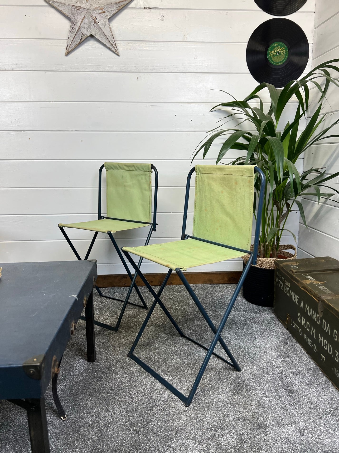 Vintage Retro Cased Dartmouth Picnic Outfit Set Folding Table & Chairs ...