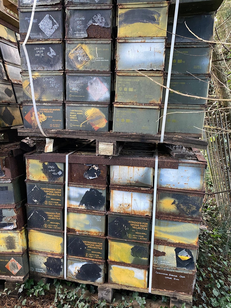 Ex Army Metal Ammo Box Vintage Stash Survival Reclaim Geocache Toolbox ...